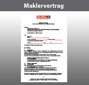 Maklervertrag | b6-office.de